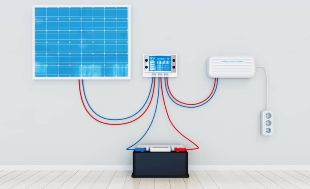 Inverter And Module Power of The Pv System